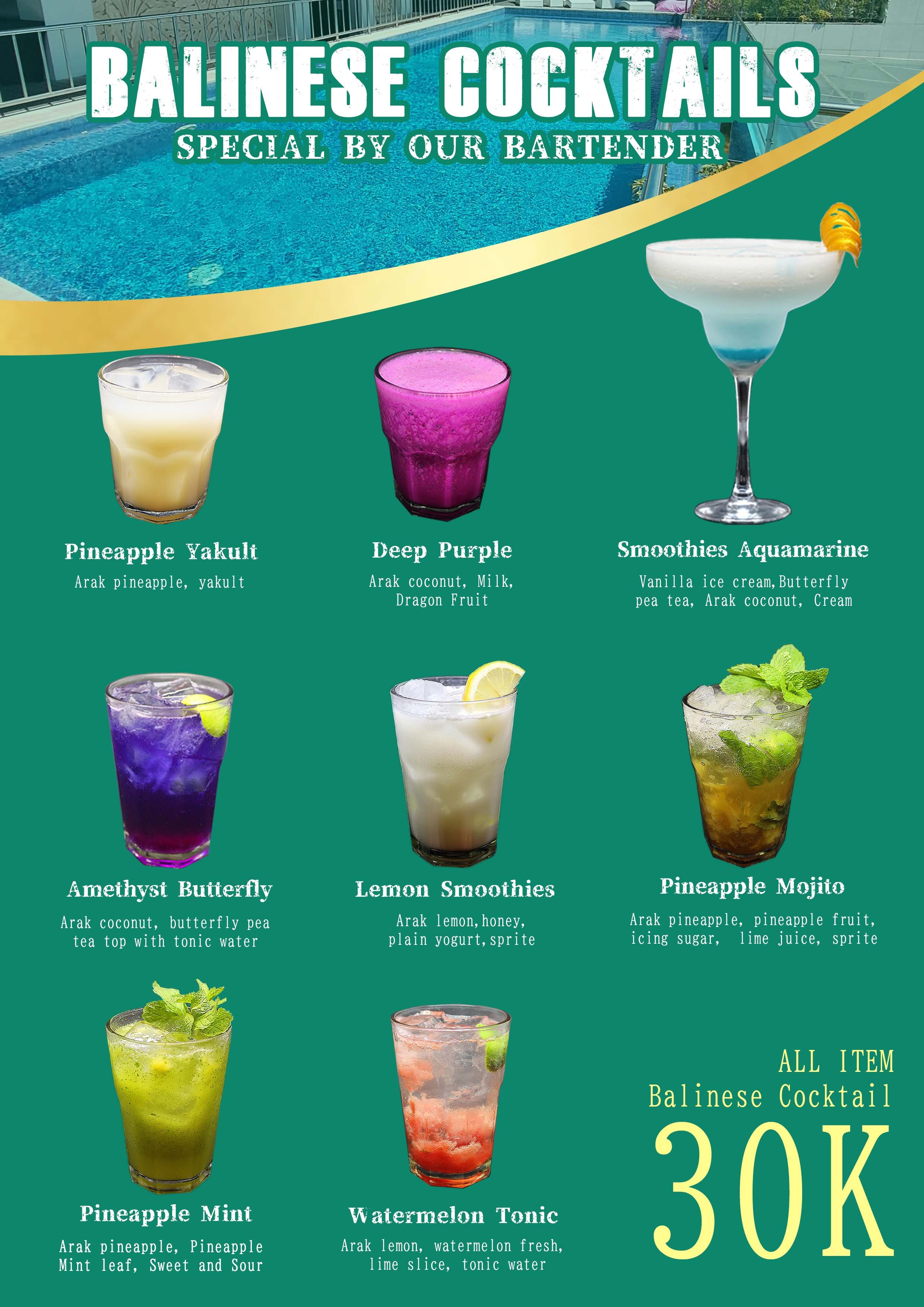 Menu Karaoke — Zero4 Karaoke