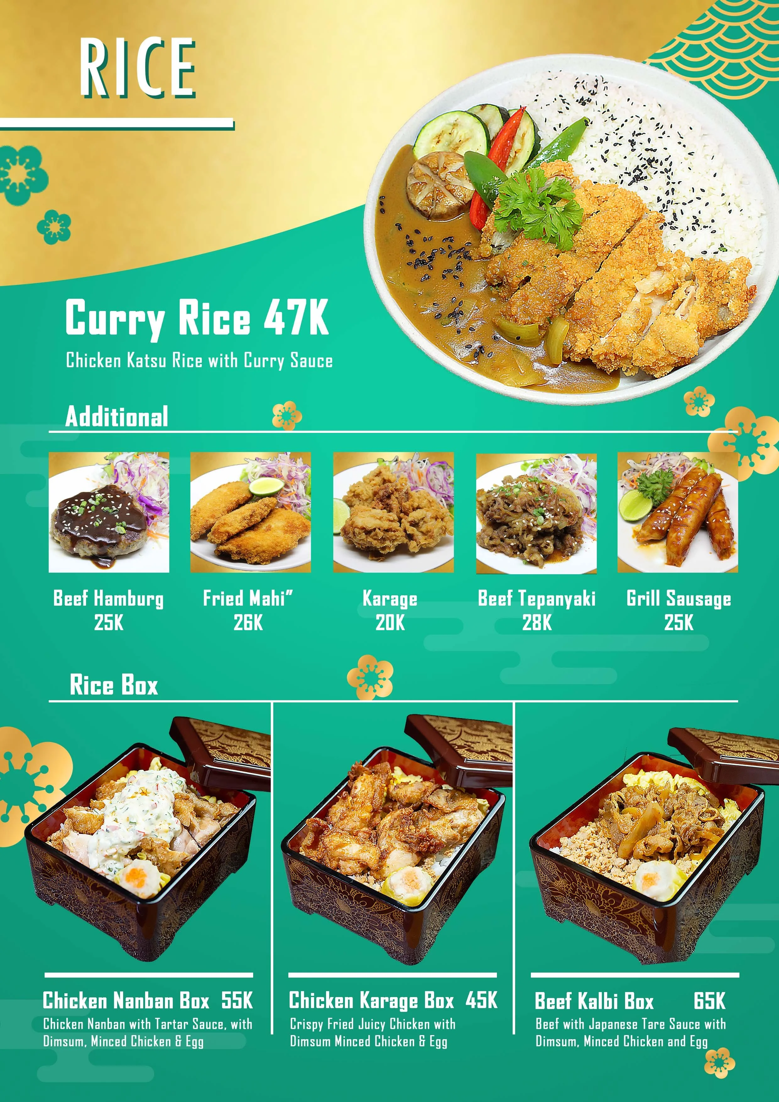 Menu Karaoke — Zero4 Karaoke