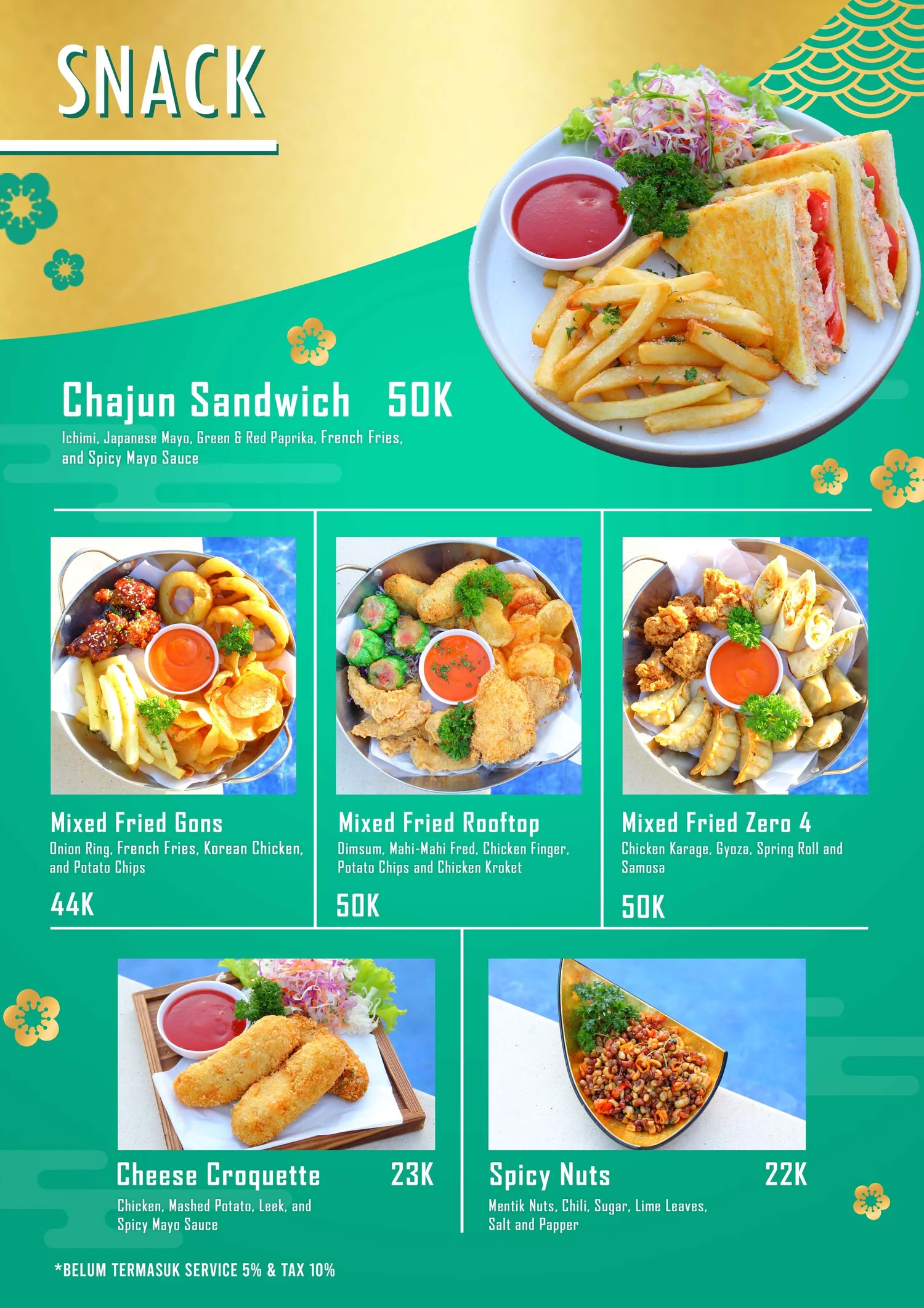 Menu Karaoke — Zero4 Karaoke