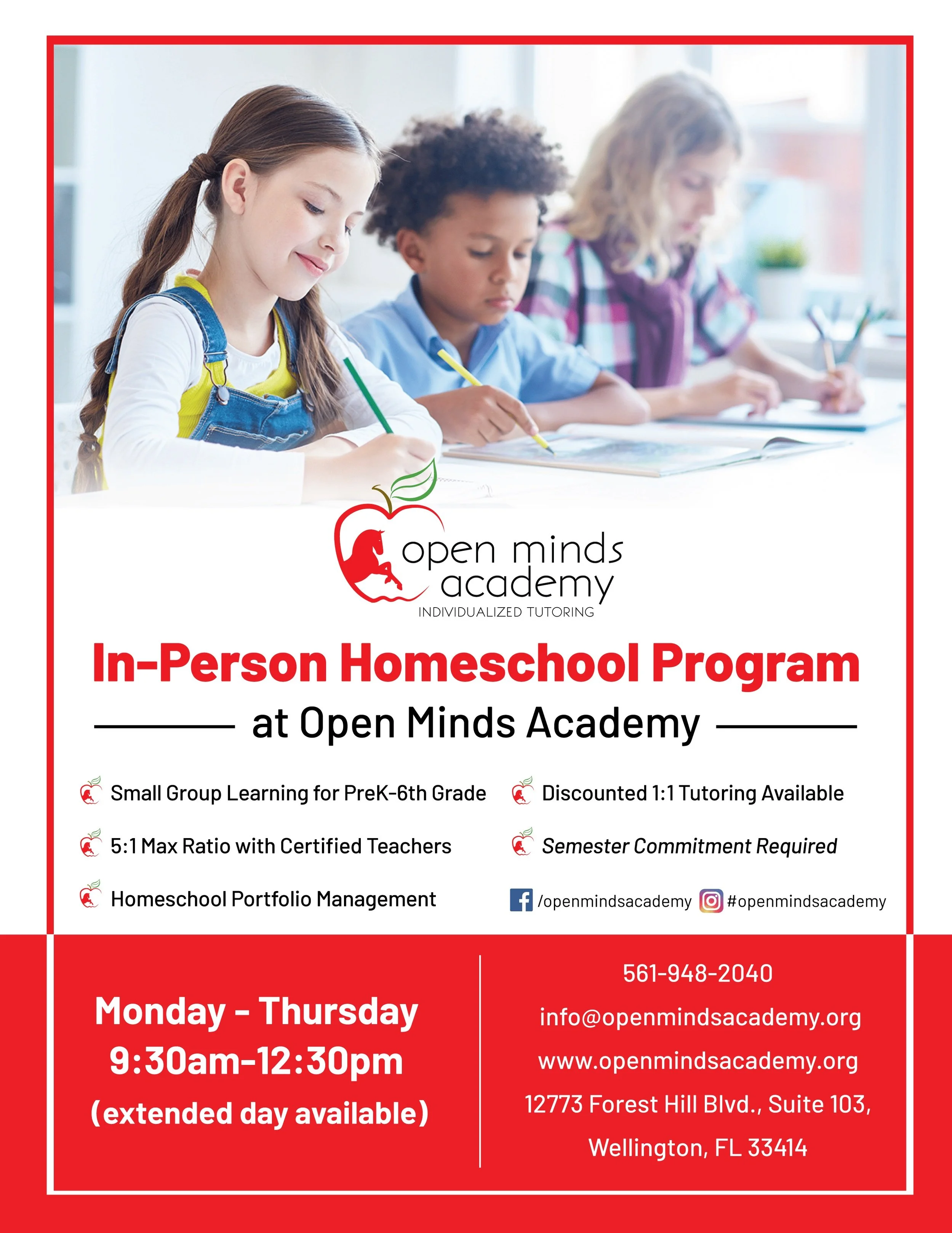 Homeschool Program — Open Minds Academy