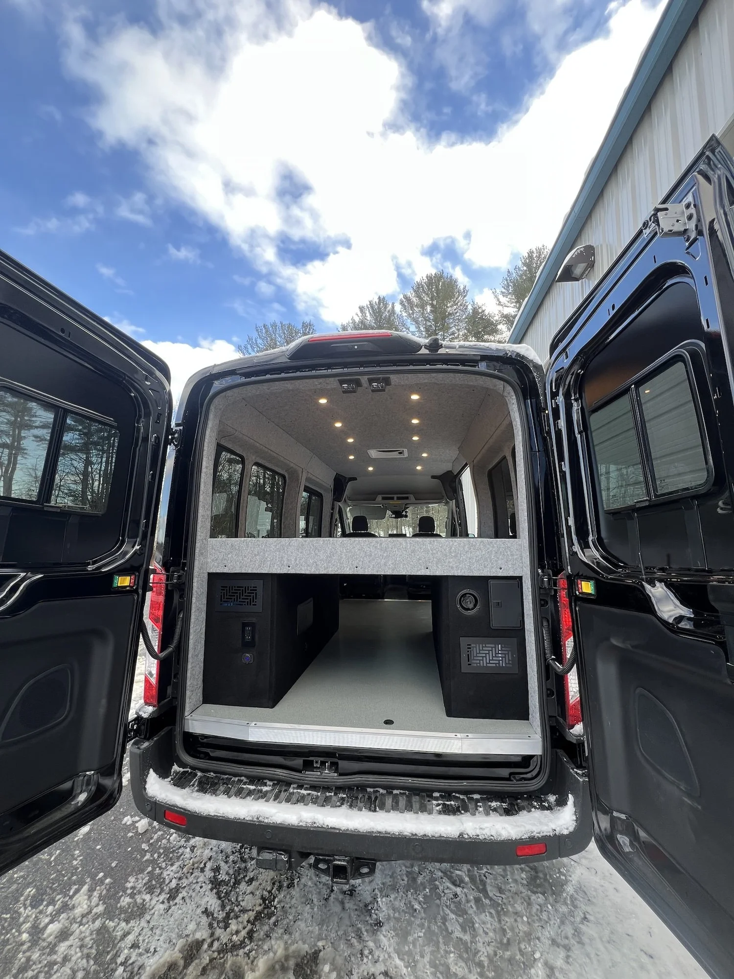 Beautifully Basic Ford Transit — Interstate Vans | Custom Van Builder