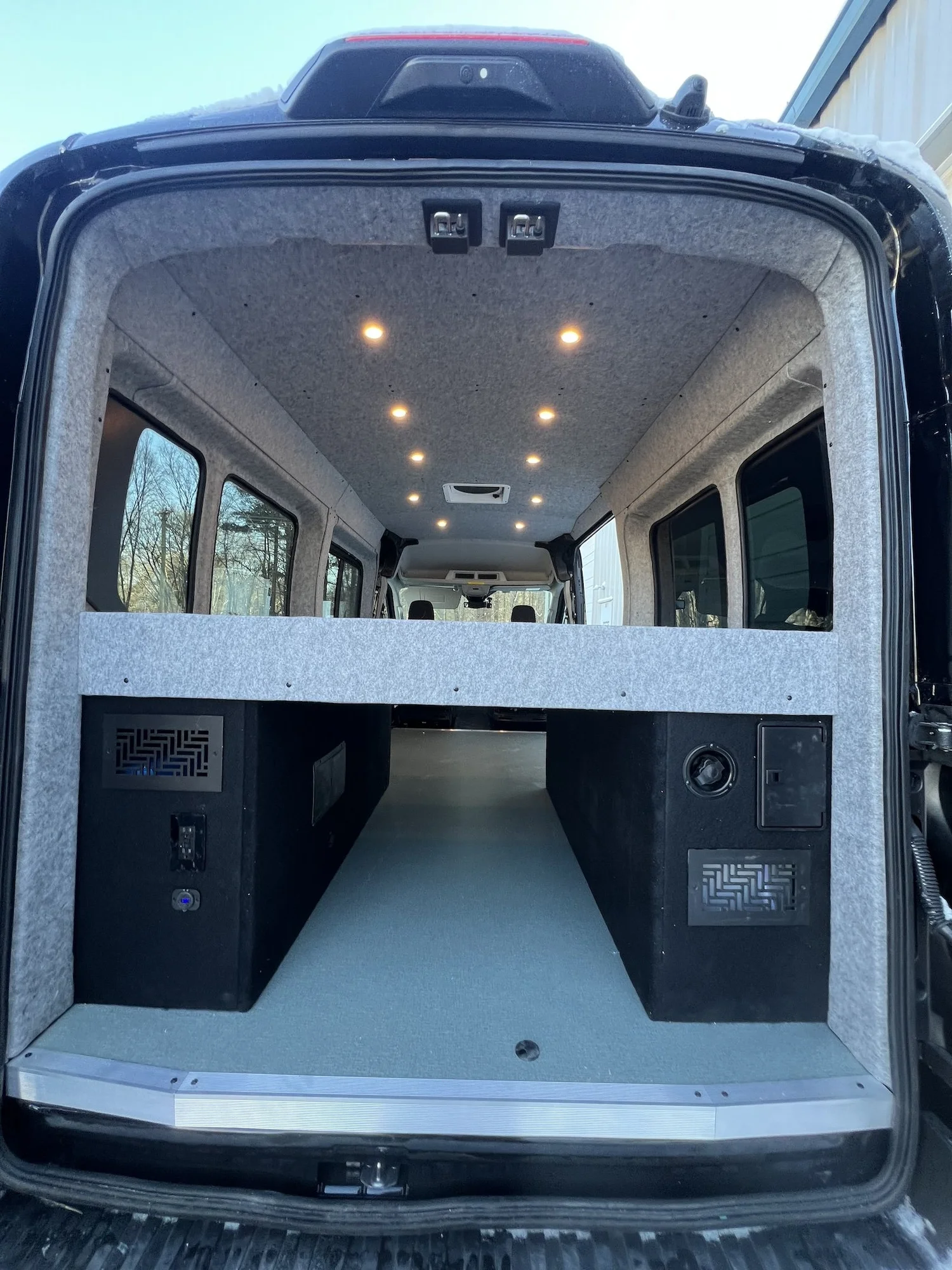 Beautifully Basic Ford Transit — Interstate Vans | Custom Van Builder