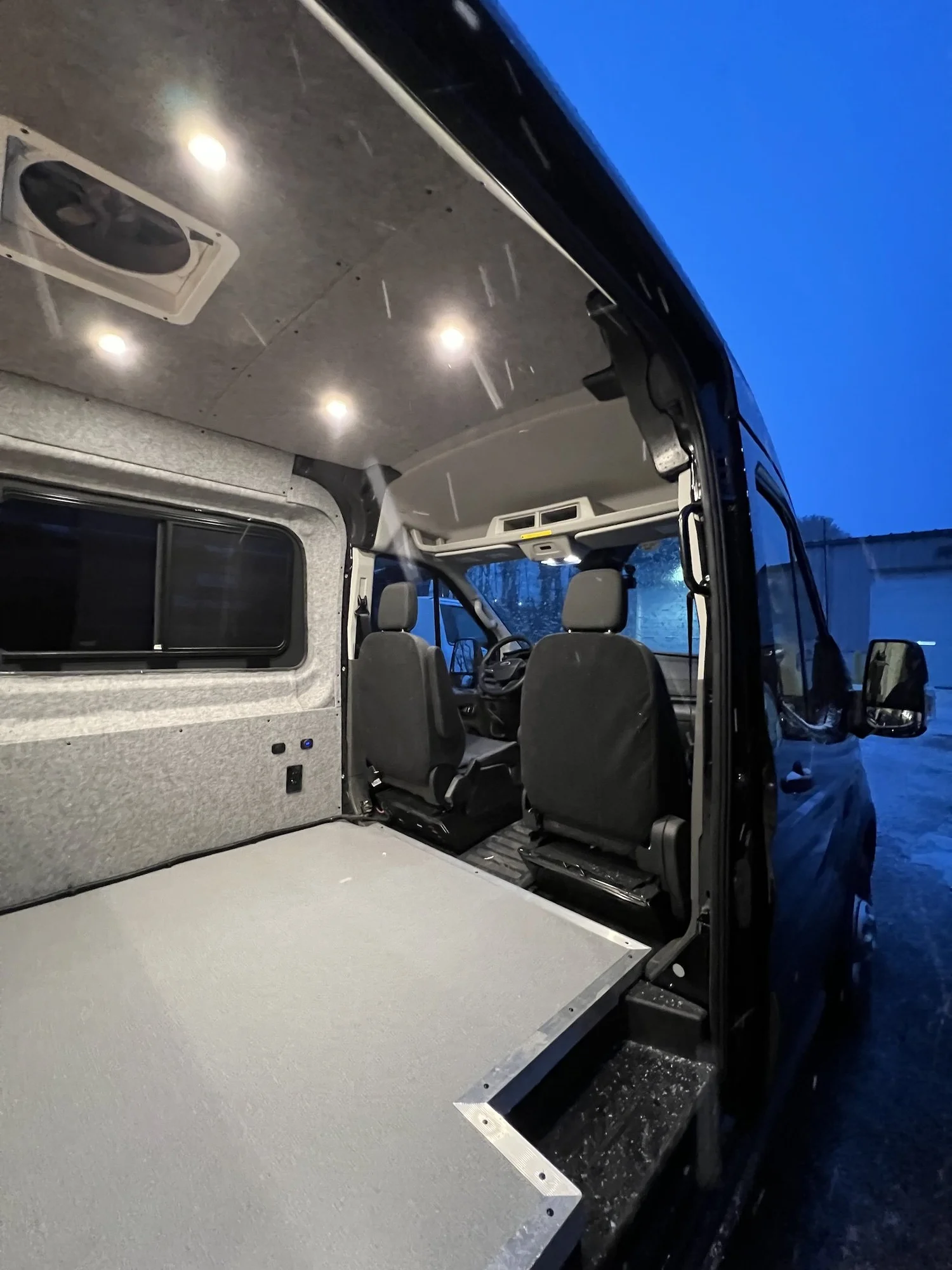 Beautifully Basic Ford Transit — Interstate Vans | Custom Van Builder