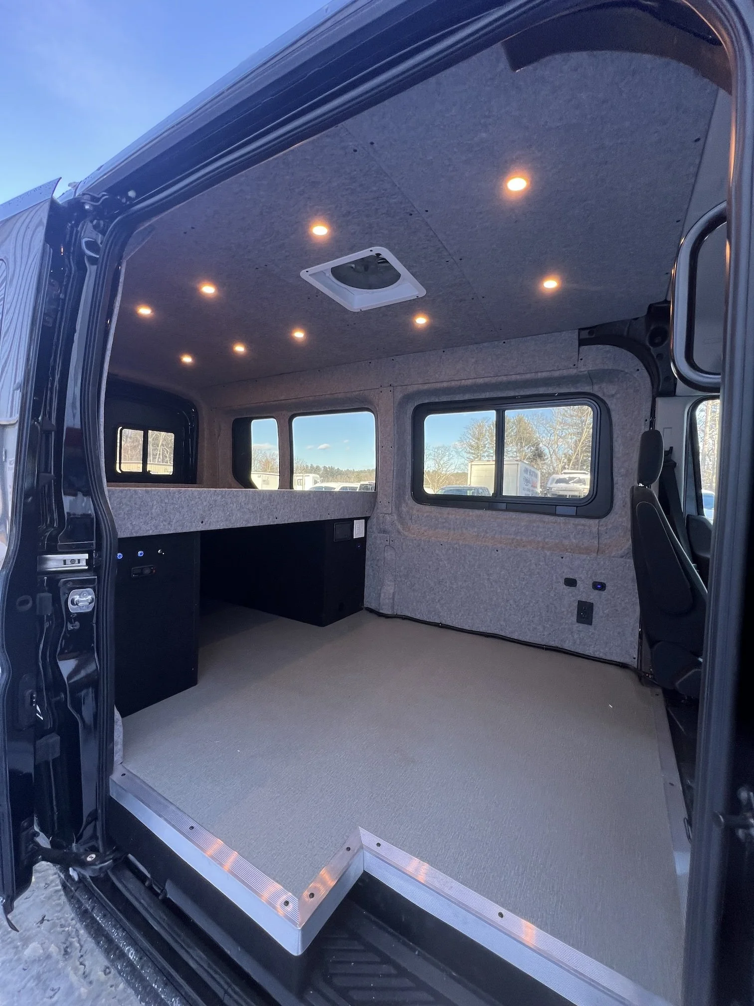 Beautifully Basic Ford Transit — Interstate Vans | Custom Van Builder