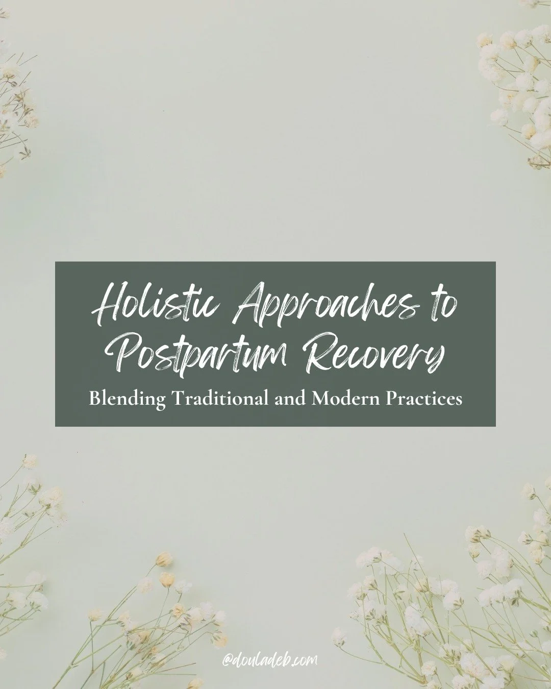 Postpartum Recovery in 4 Easy Steps! — Doula Deb LLC - Help with all ...