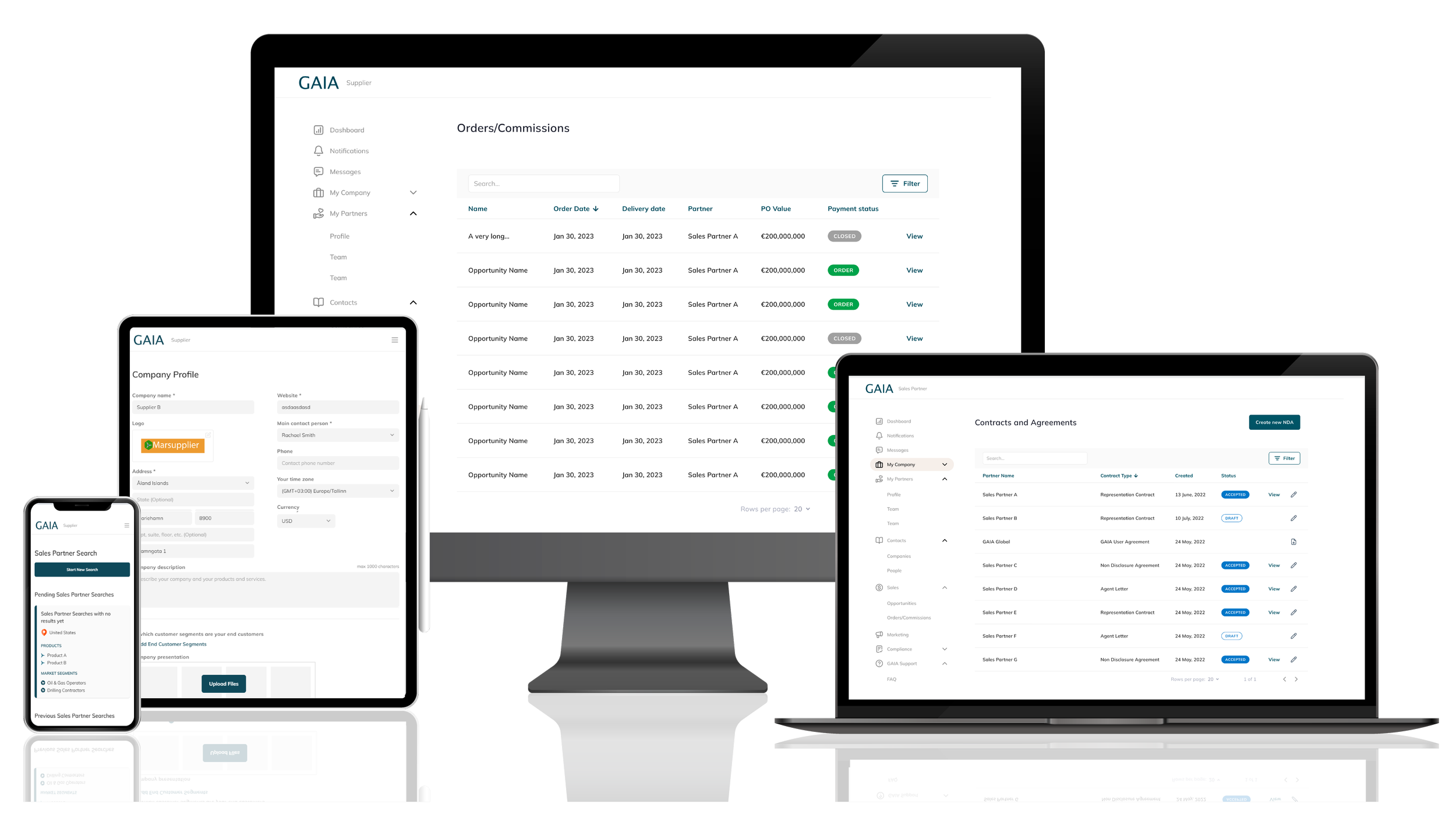 GAIA Global B2B Partner Relationship Management for the energy and ...