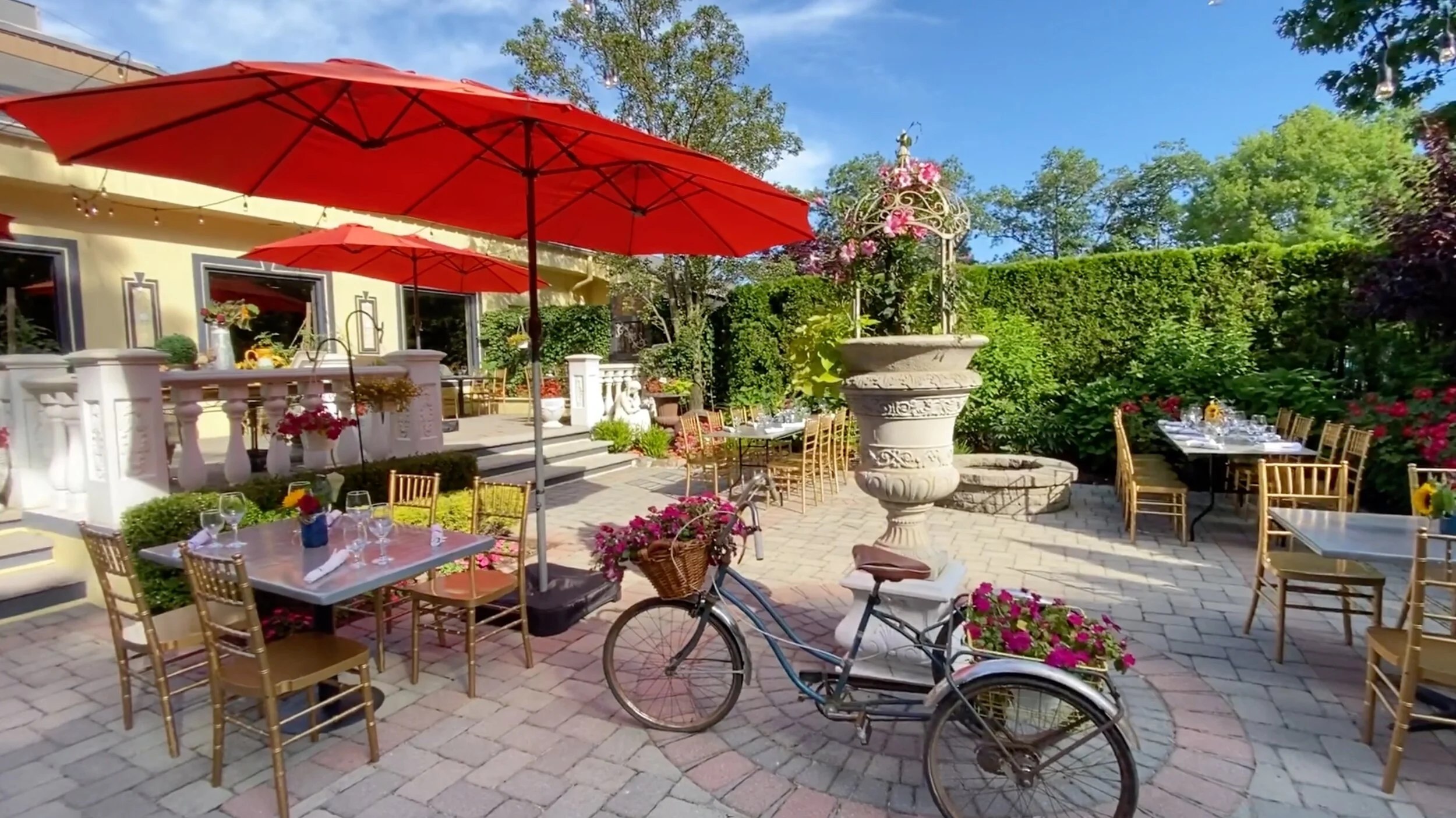 The Gardens at Limoncello Alfresco Italian dining Monmouth county ...