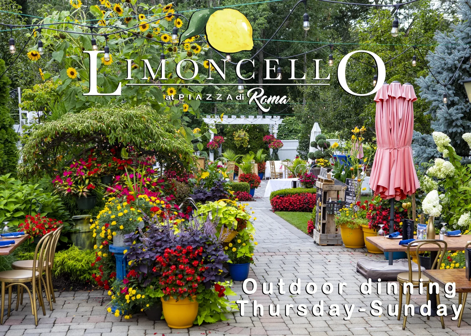 The Gardens at Limoncello Alfresco Italian dining Monmouth county ...
