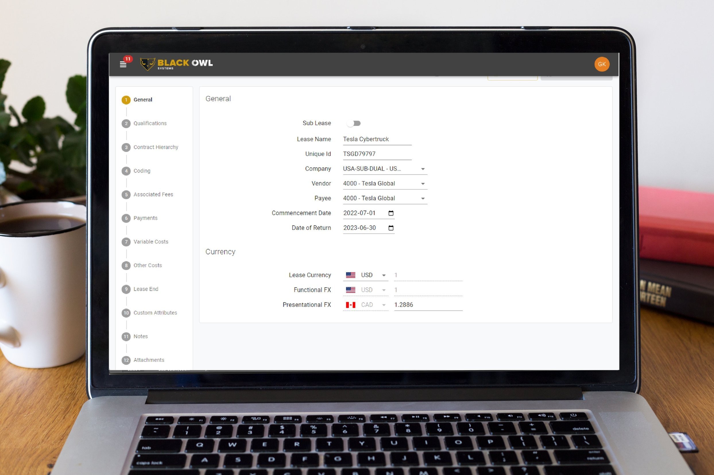 Black Owl Lease Accounting Systems