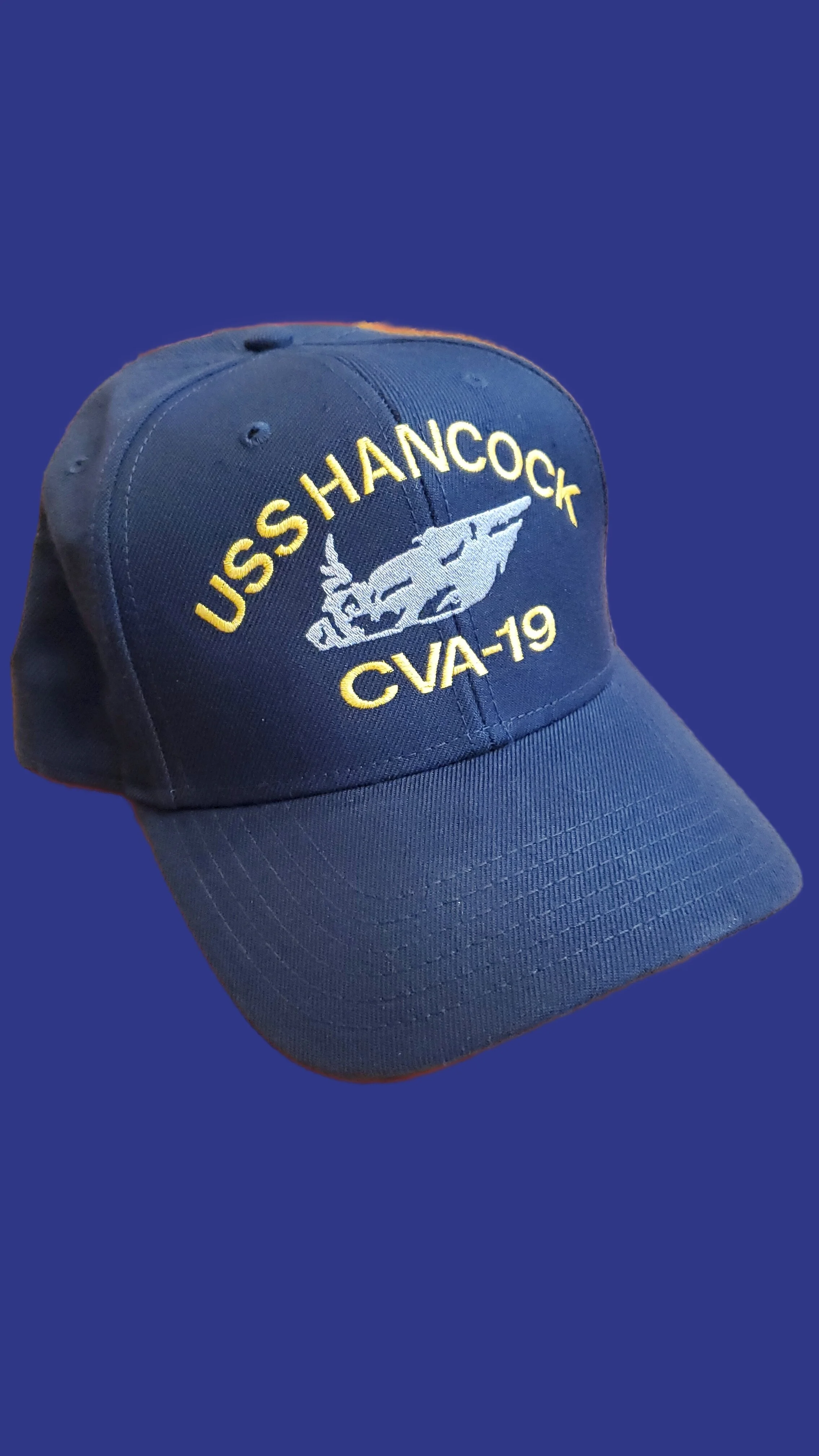 CVA-19 Cap (With Carrier Profile) — USS Hancock CV/CVA - 19 Association