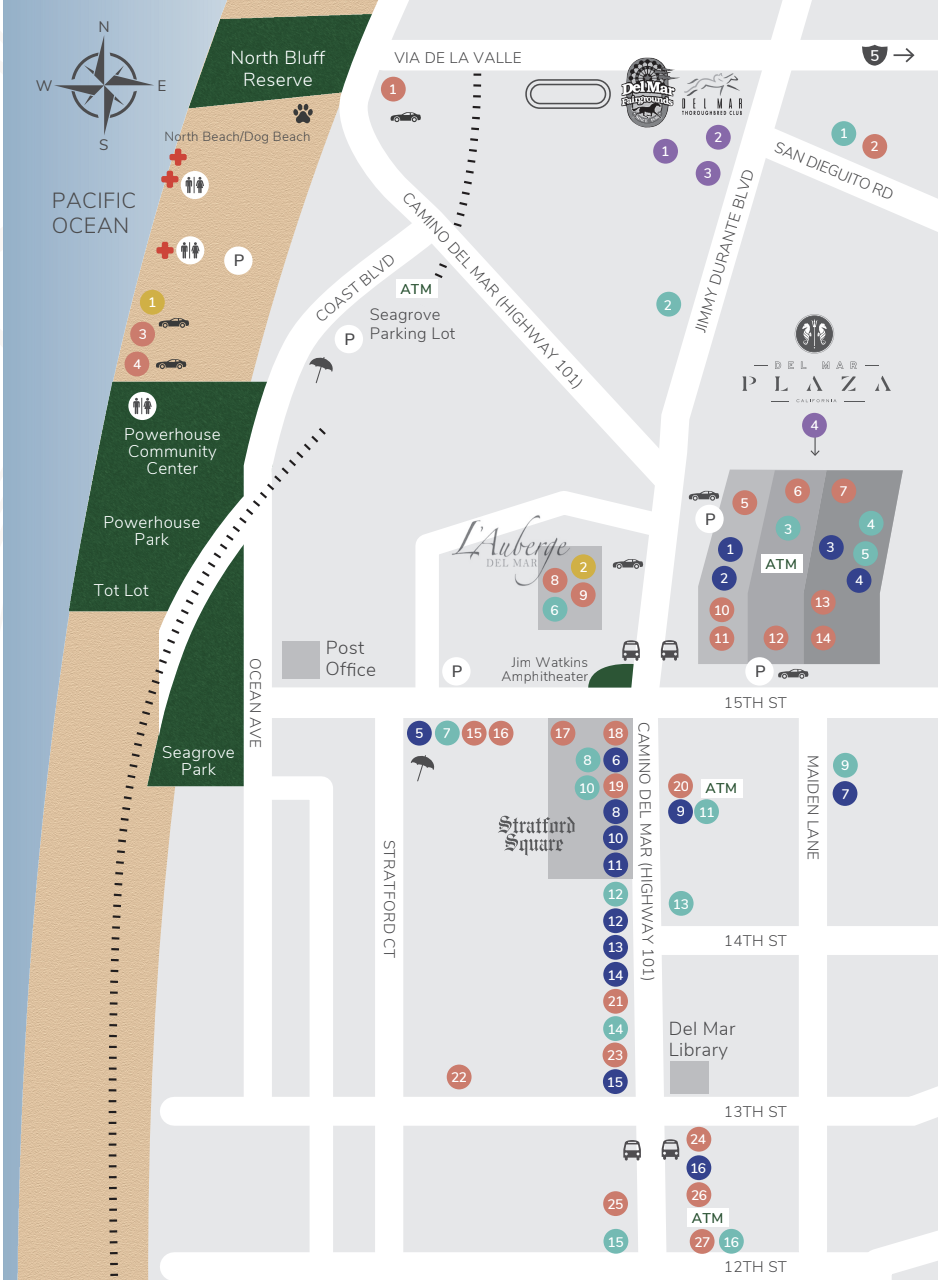 Map — Visit Del Mar Village