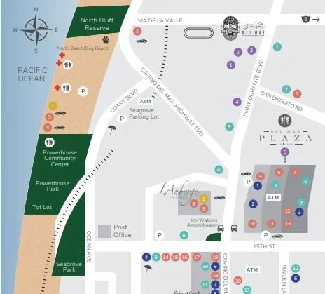 Map — Visit Del Mar Village