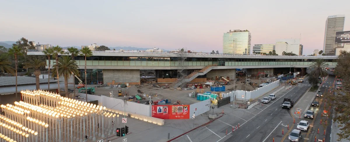 David Geffen Galleries Construction Enters Final Phase Full Form of ...