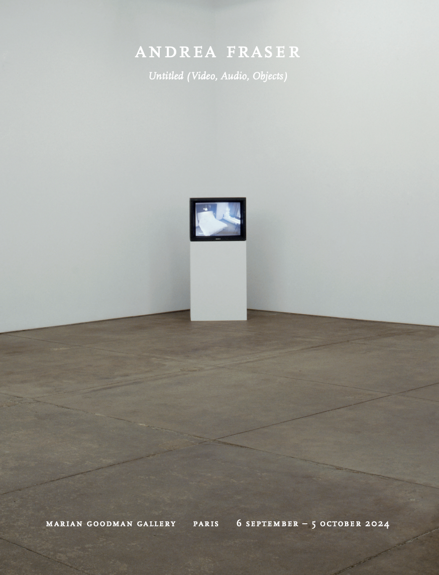 ANDREA FRASER : Untitled (Video, Audio, Objects) — Arte Realizzata