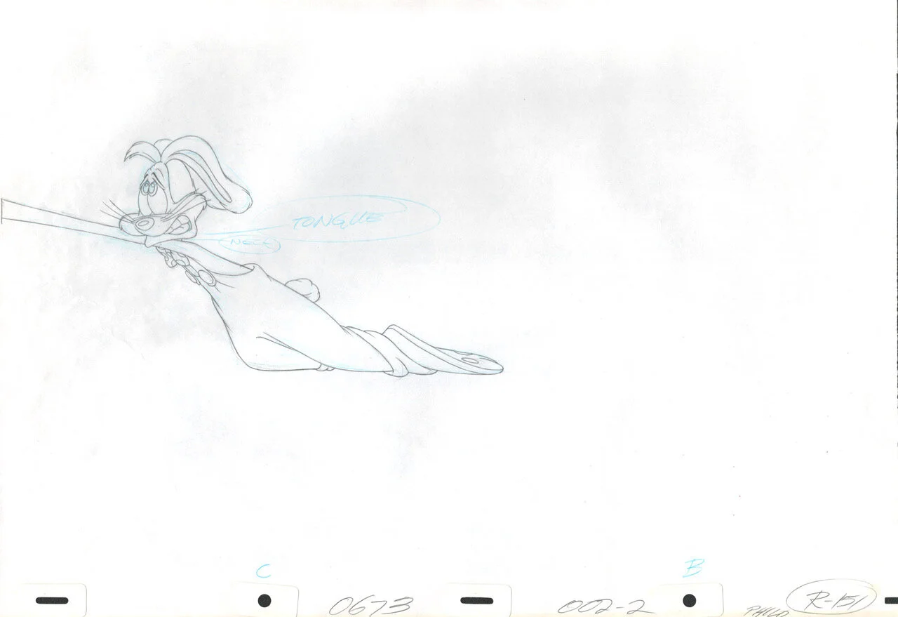 Rodger Rabbit Clean-Up | Drawing #151 | "Roller Coaster Rabbit" Short ...