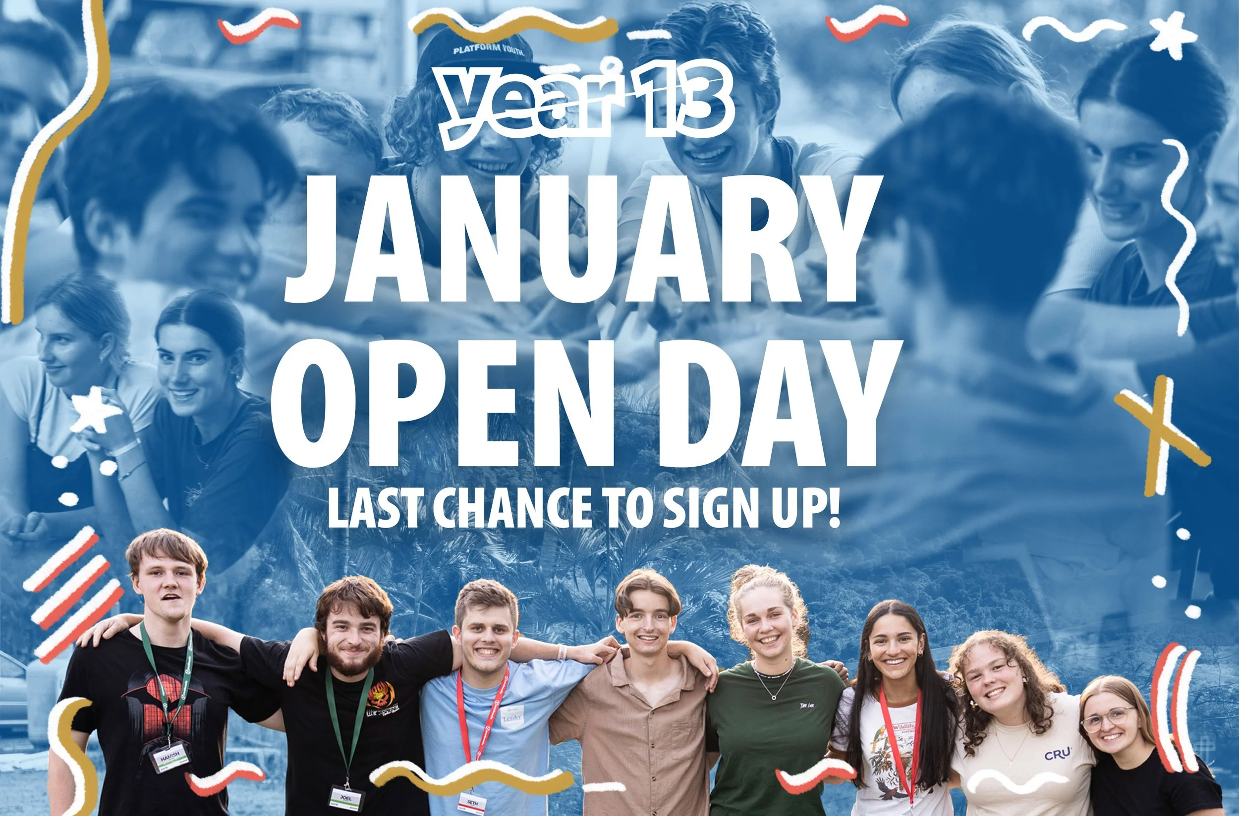 January Open Day — Year 13
