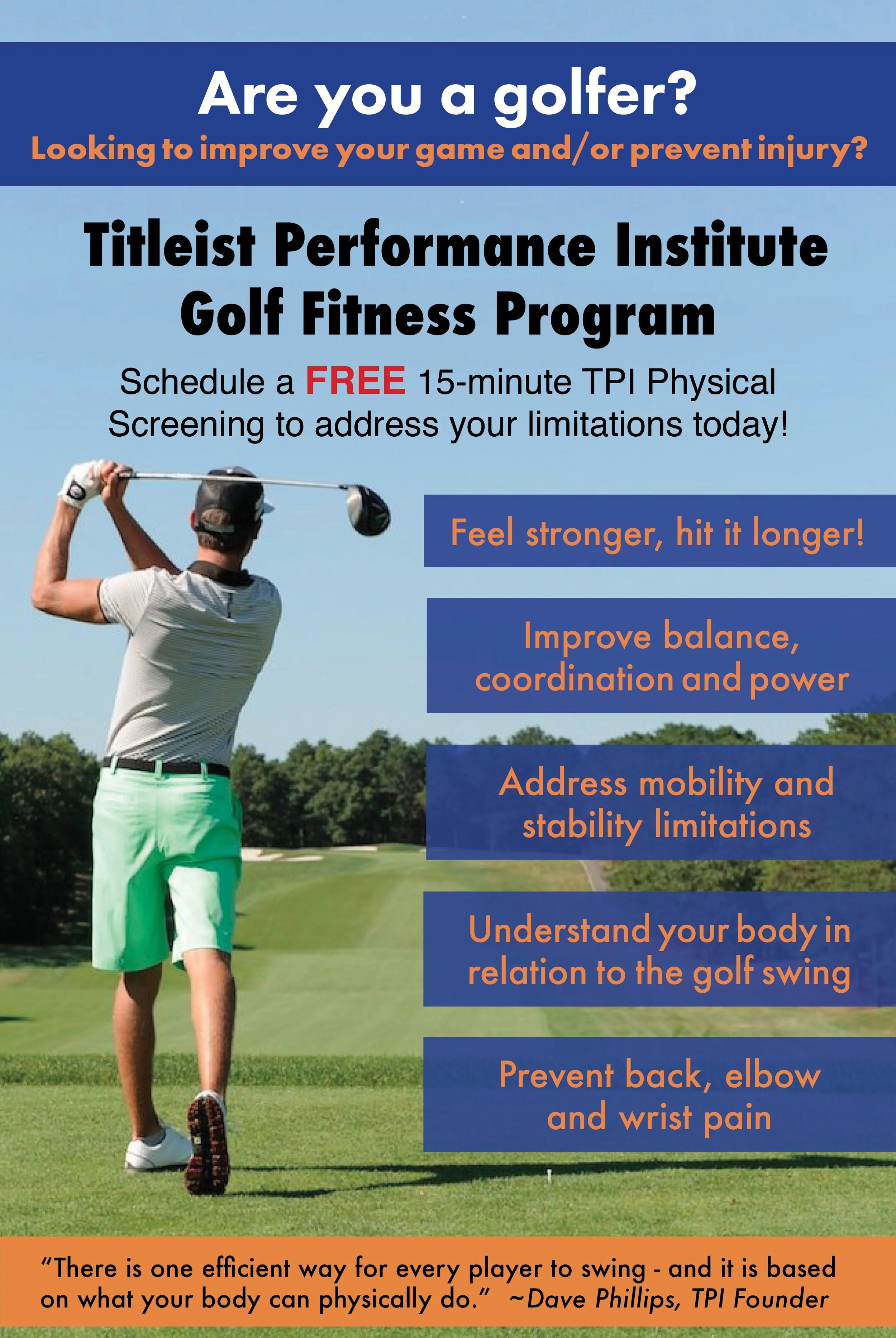 TPI Golf Fitness Program — Will Campbell Fitness