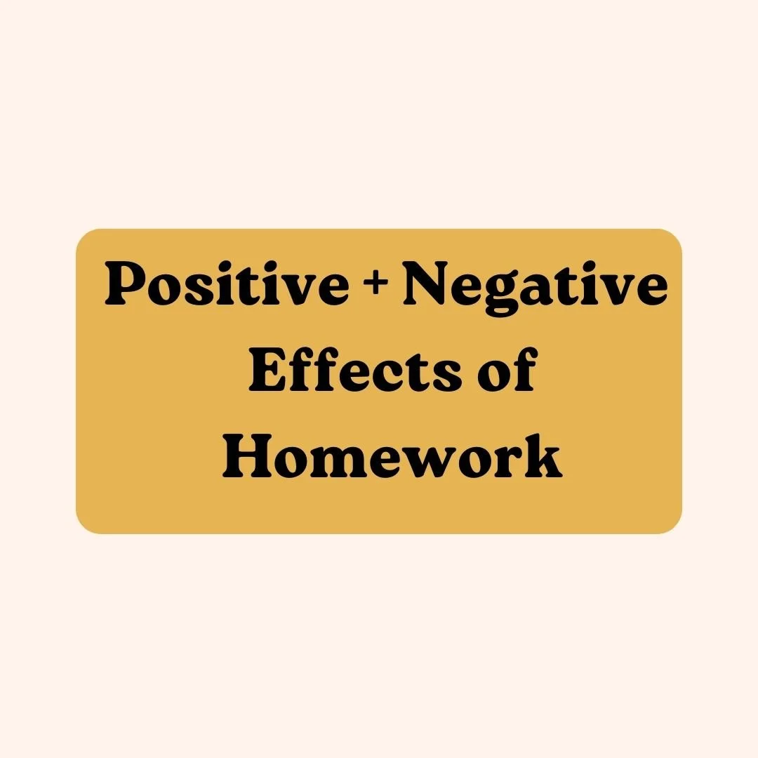 Positive + Negative Effects of Homework. — Birdie Learning Academy