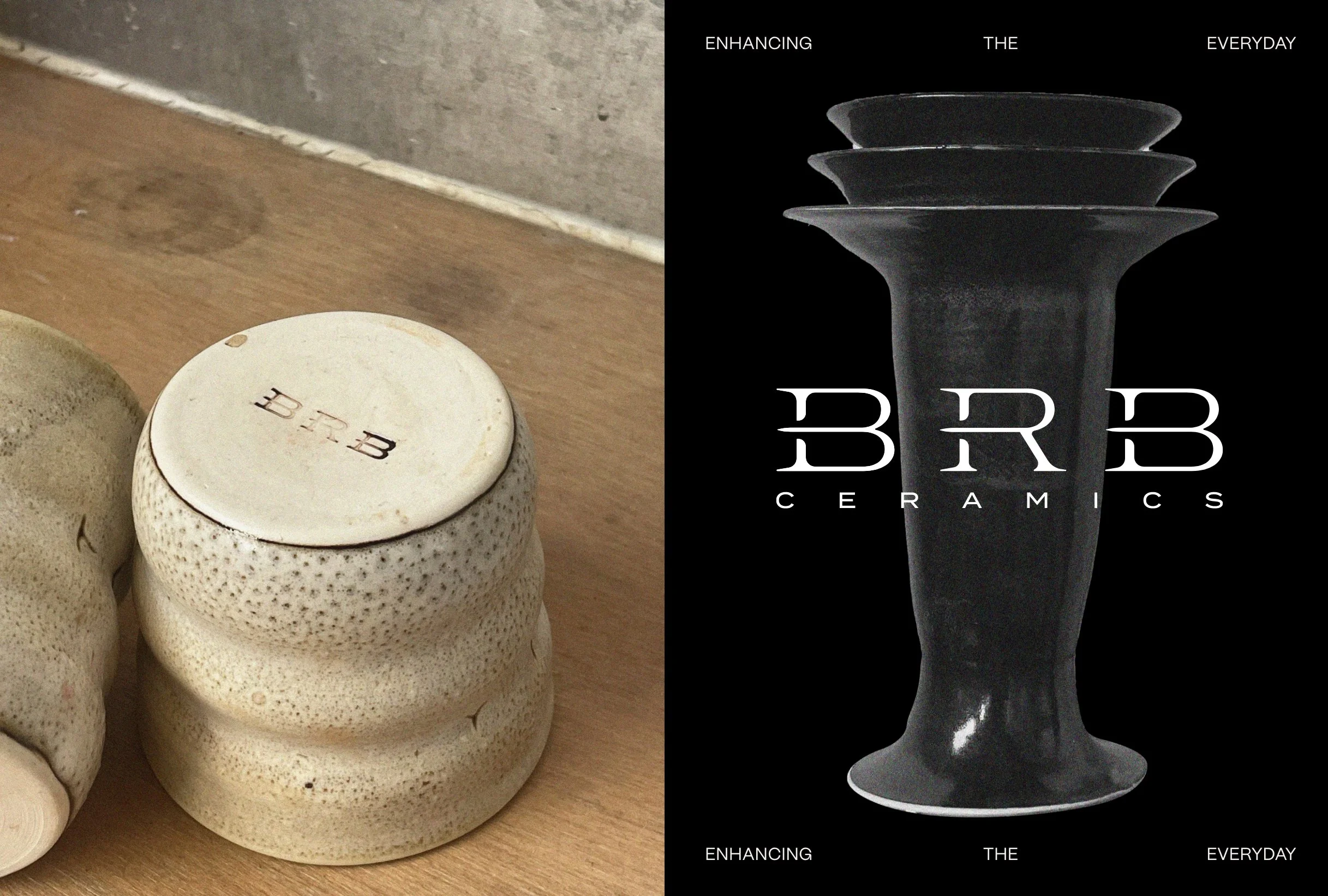 BRB CERAMICS IDENTITY DESIGN — CARLIN STUDIO