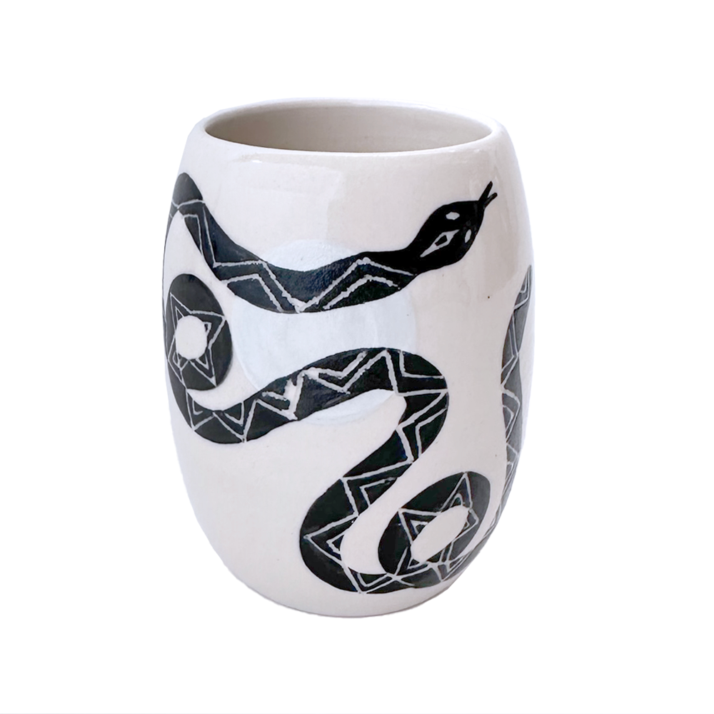 Snake Mug - Serpentine Moon — Demetria Chappo
