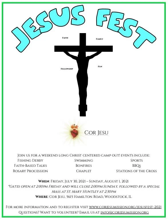 Cor Jesu Events — Cor Jesu