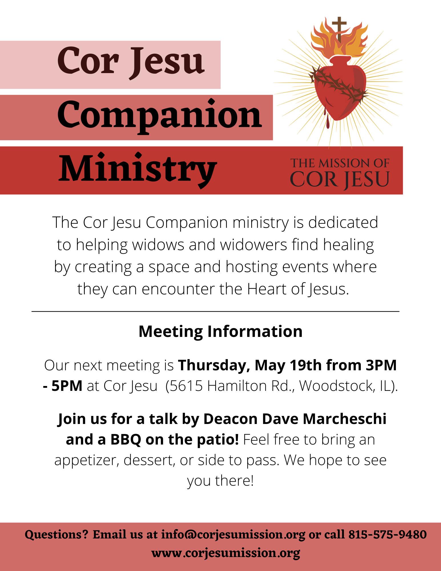 Cor Jesu Events — Cor Jesu