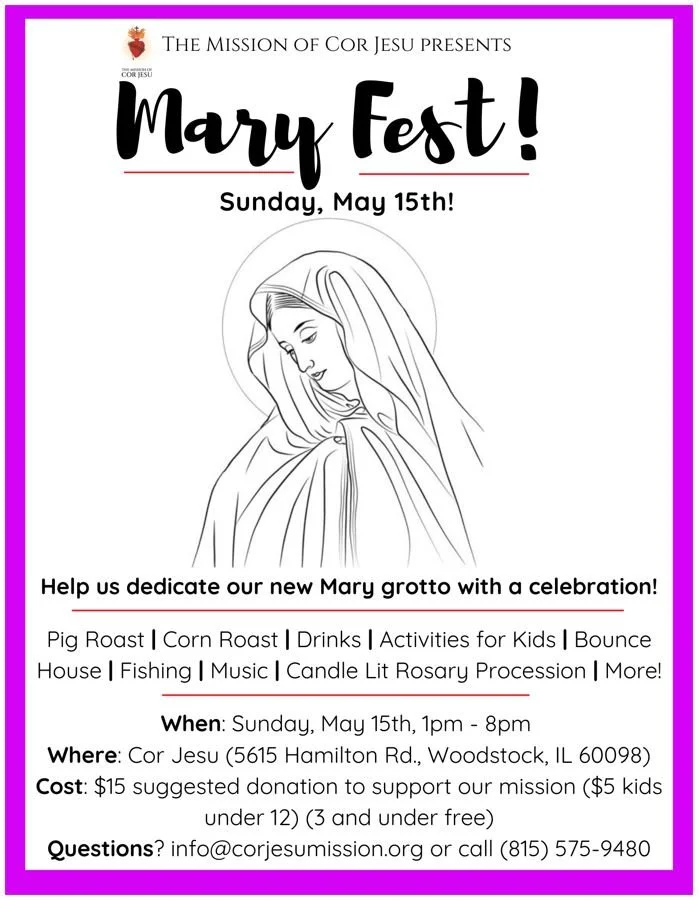 Cor Jesu Events — Cor Jesu