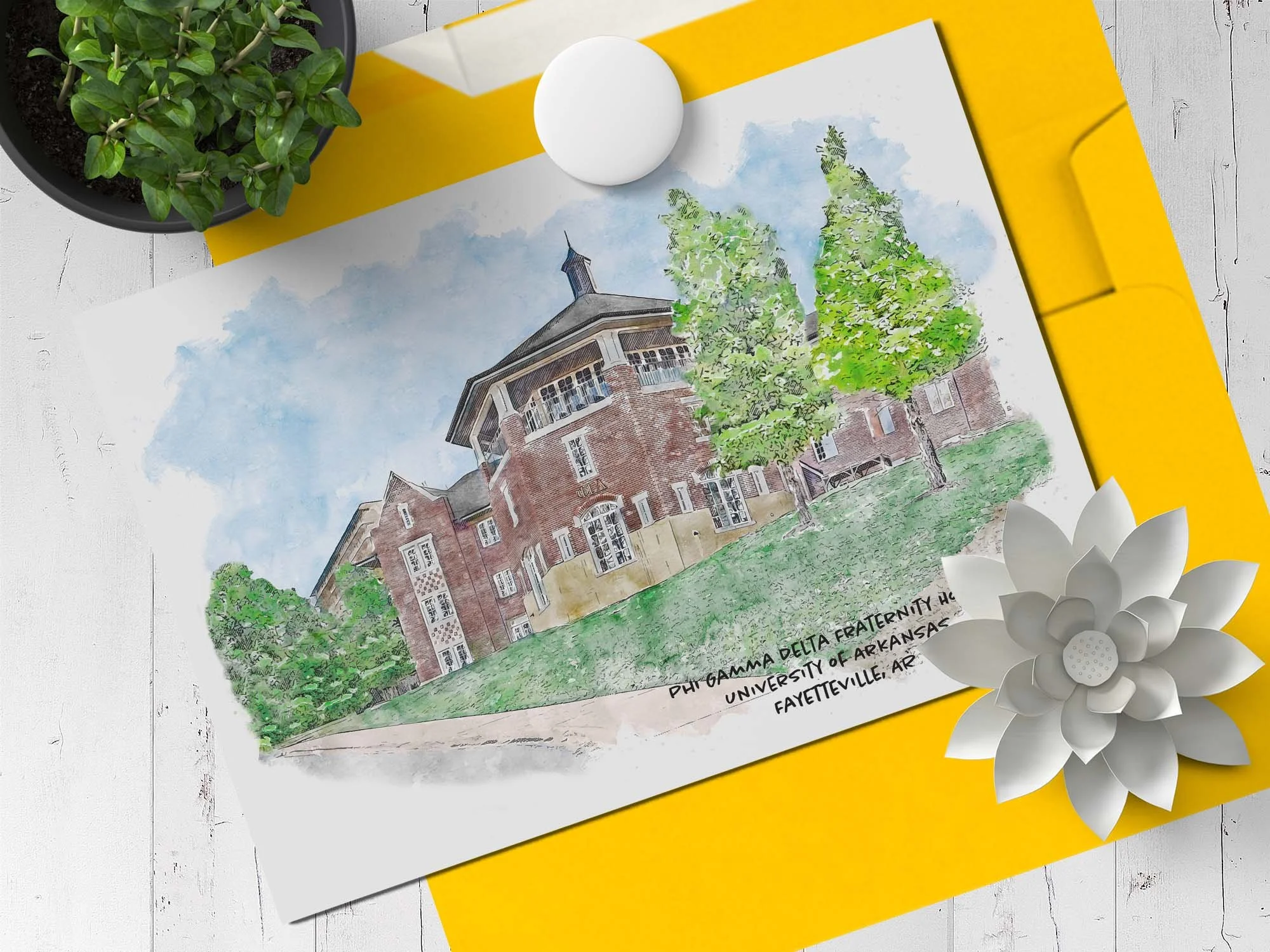 Phi Gamma Delta Fraternity House at the University of Arkansas ...