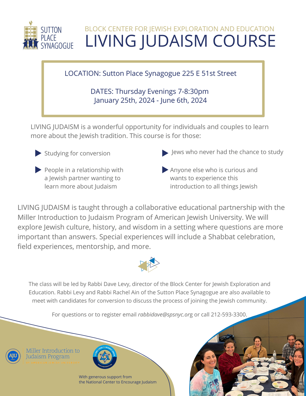 Living Judaism — Sutton Place Synagogue