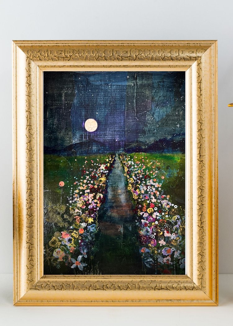 When the Moon Comes Out, Fine Art Print by Artist Manda Marble — Manda ...