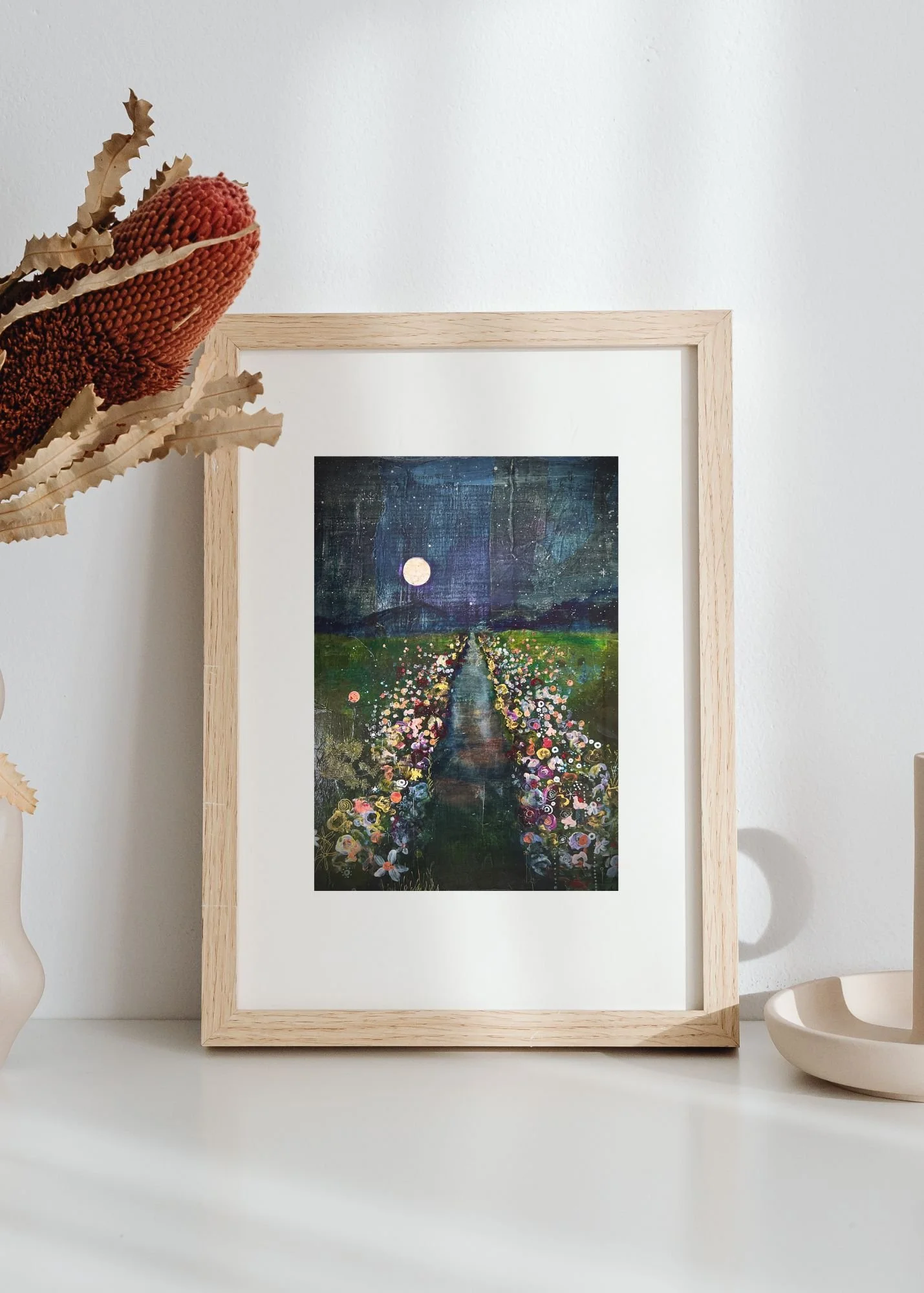 When the Moon Comes Out, Fine Art Print by Artist Manda Marble — Manda ...