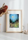 When the Moon Comes Out, Fine Art Print by Artist Manda Marble — Manda ...