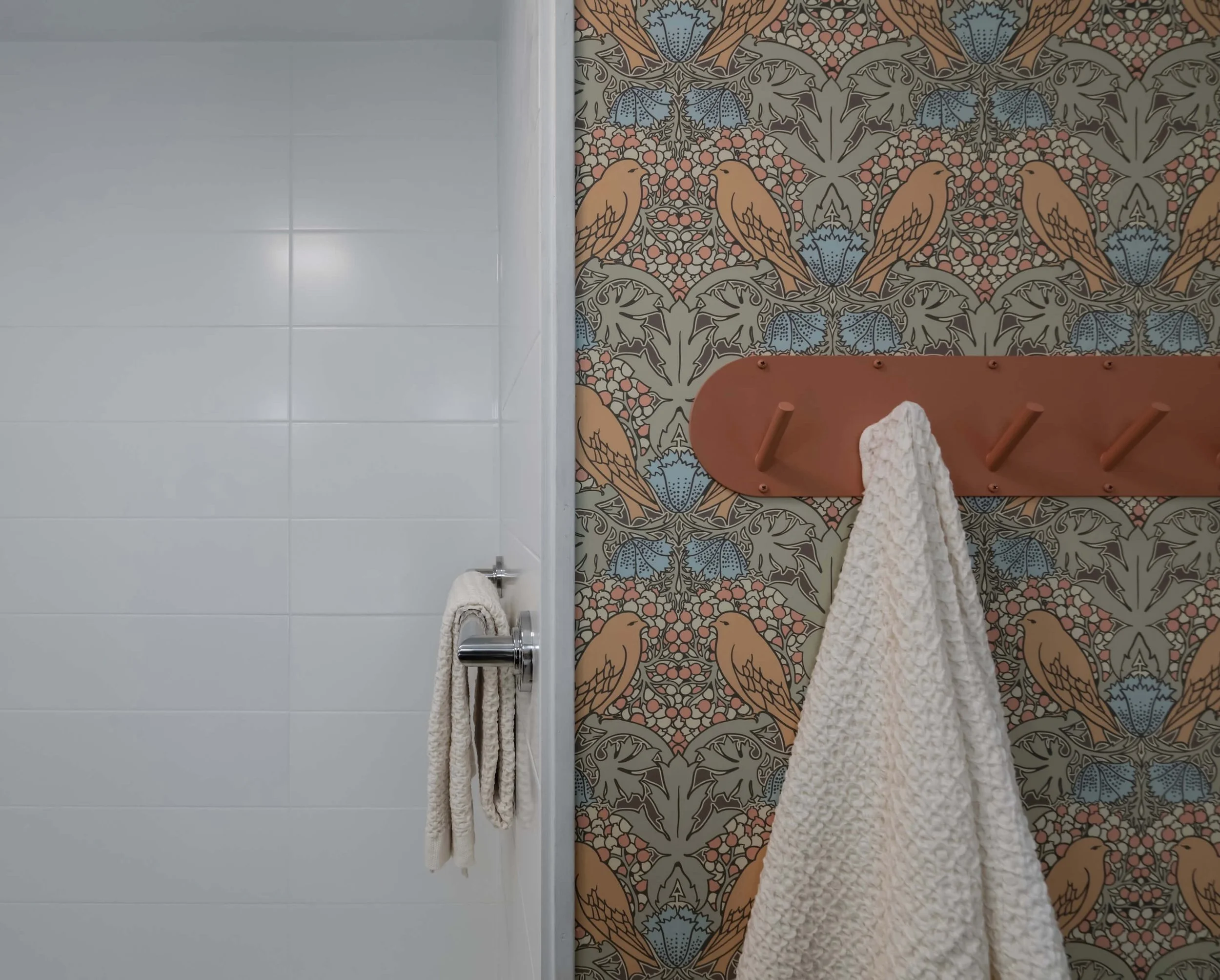 Bathroom Renovations Bursting with Blooms — Diane Burcz Interior Design