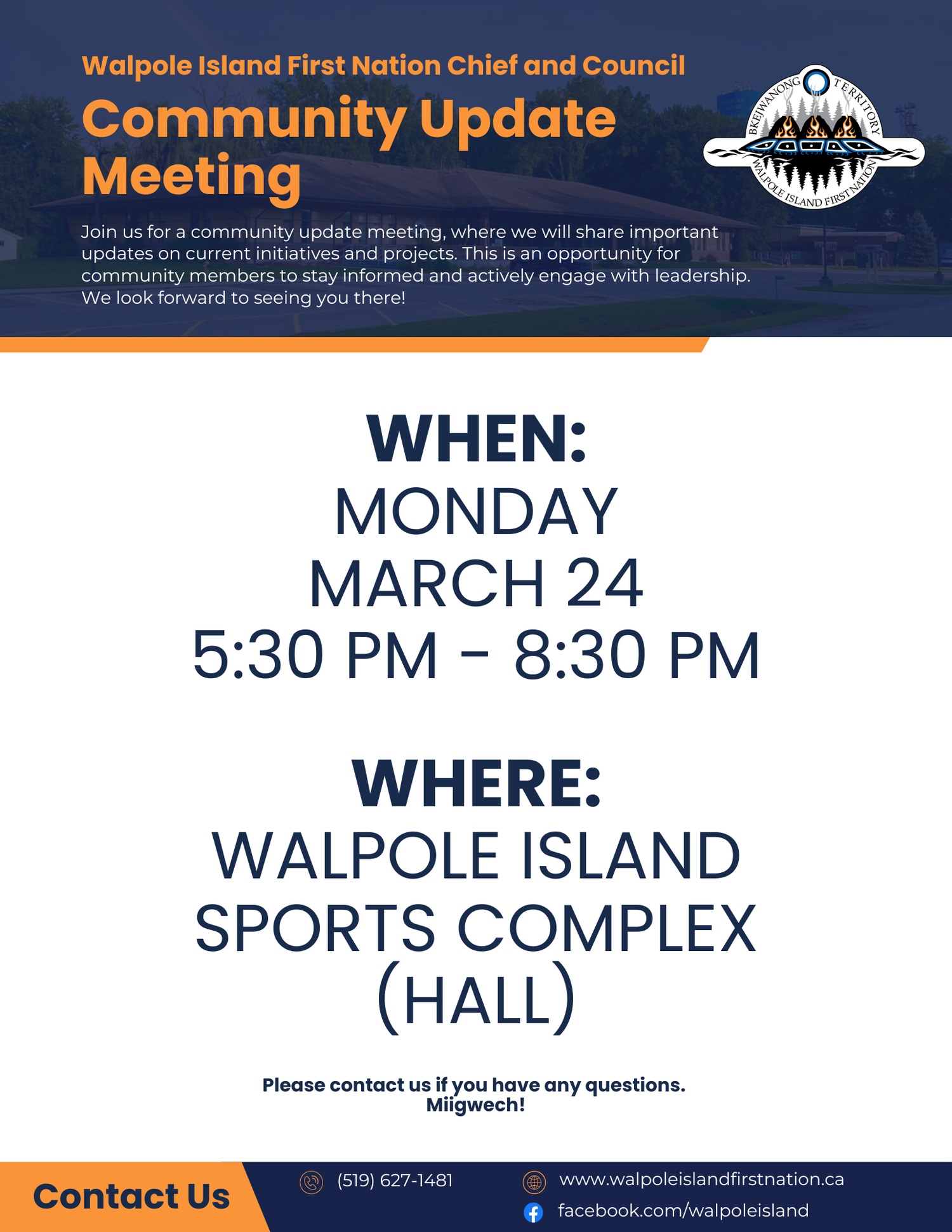 Events — Walpole Island First Nation