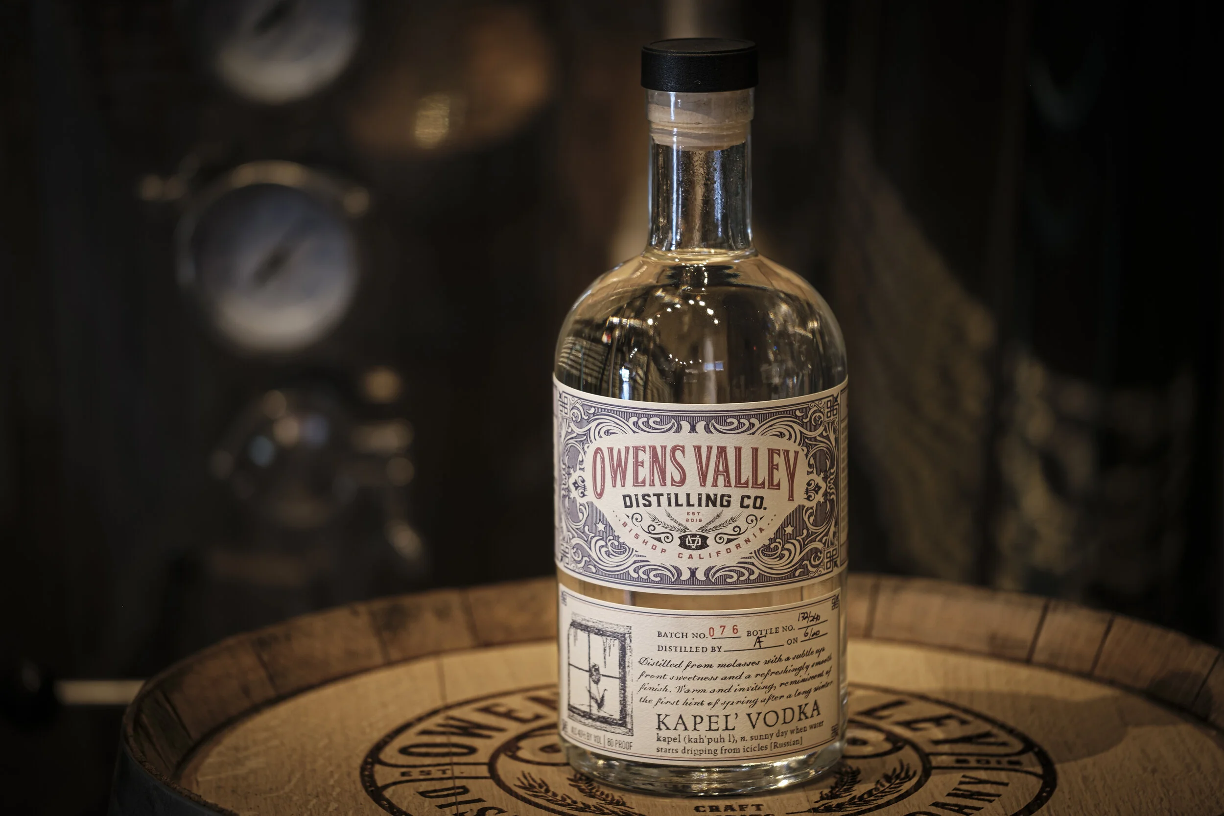 Bottled Spirits, Owens Valley Distilling Company — Owens Valley Distillery