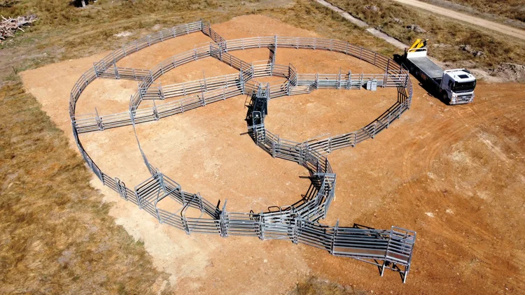 Cattle Yards — M&M Stockyards | Building Quality Australian Stockyards ...