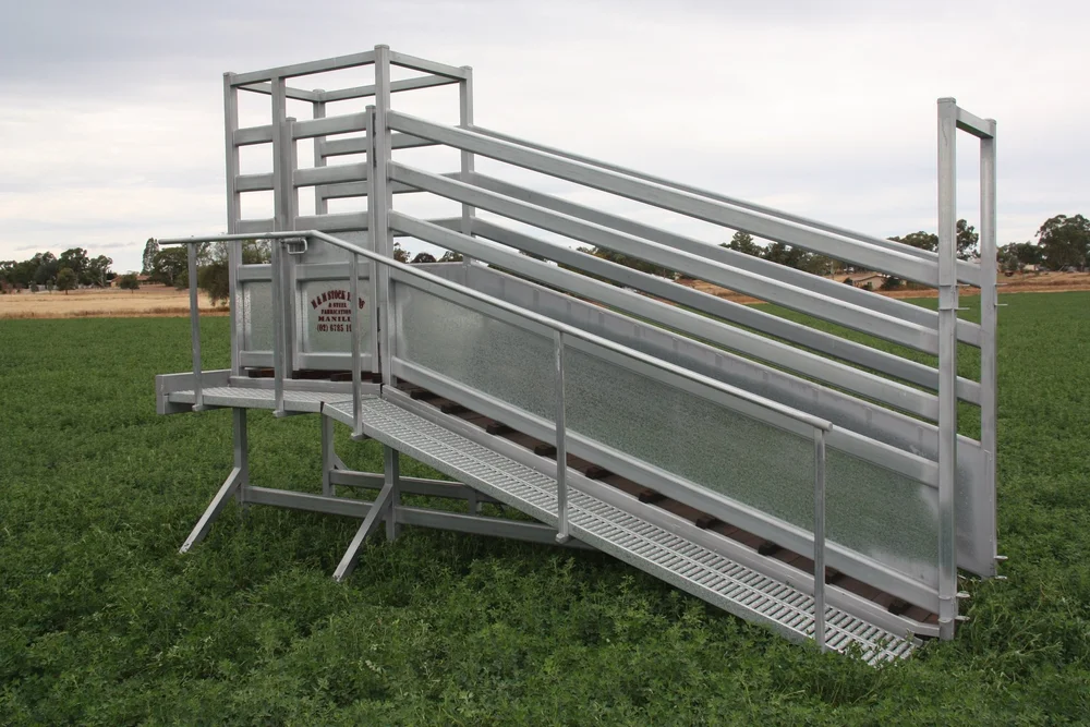 Loading Ramps — M&M Stockyards | Building Quality Australian Stockyards ...