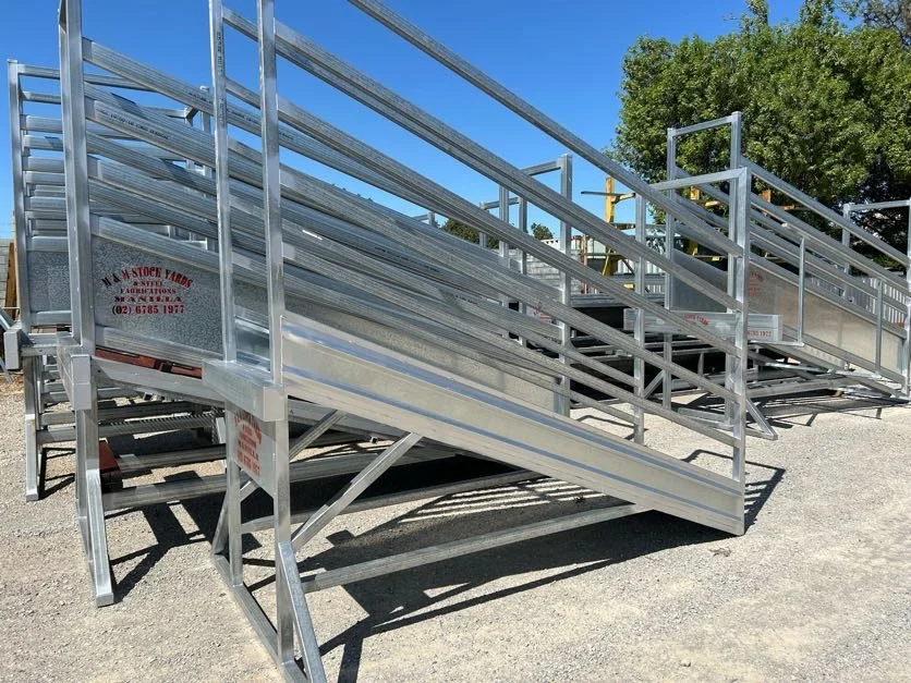 Loading Ramps — M&M Stockyards | Building Quality Australian Stockyards ...