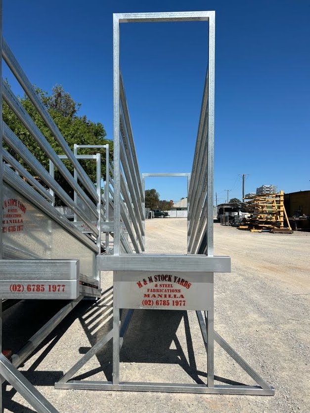 Loading Ramps — M&M Stockyards | Building Quality Australian Stockyards ...