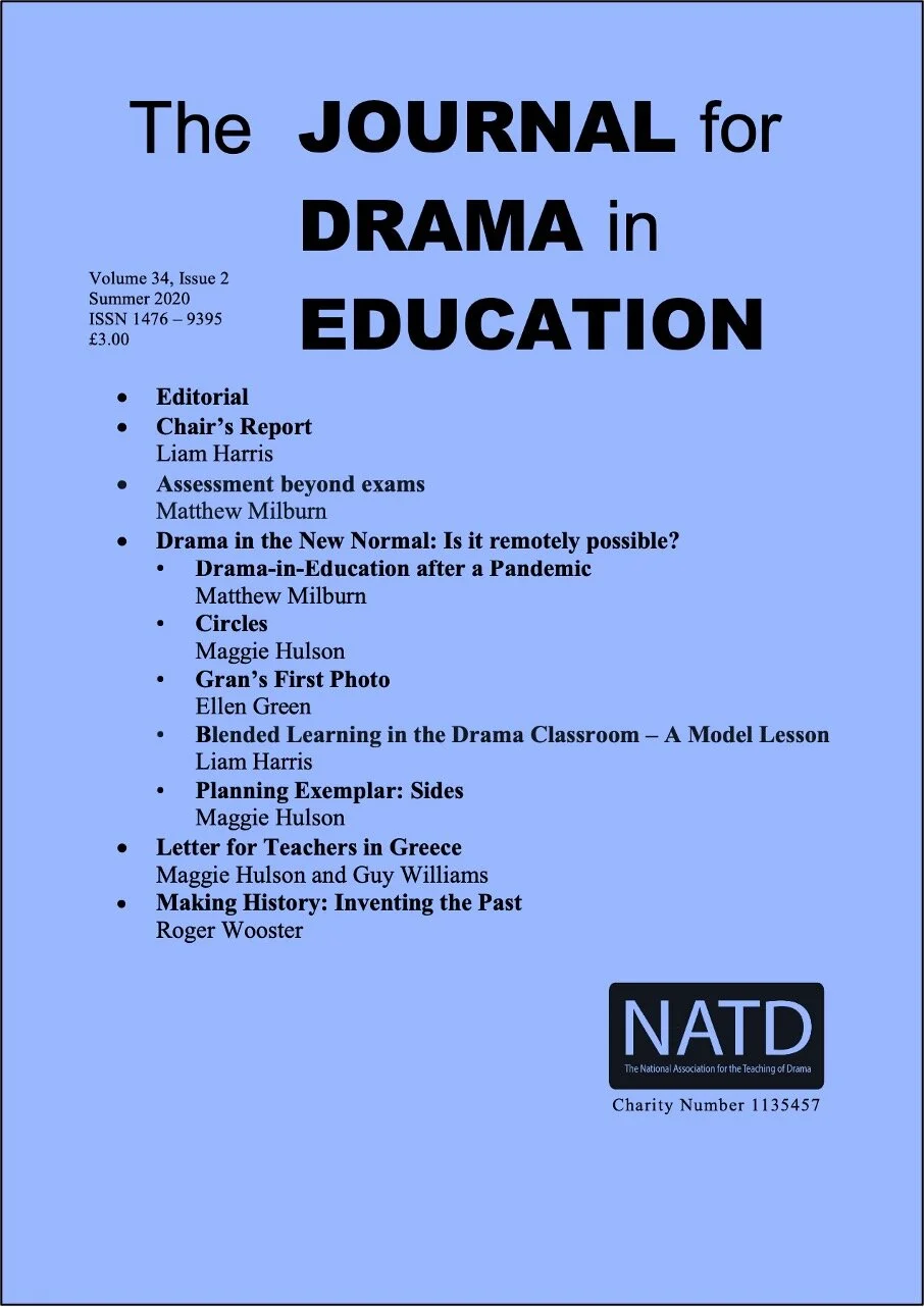 The Journal For Drama In Education — NATD.co.uk