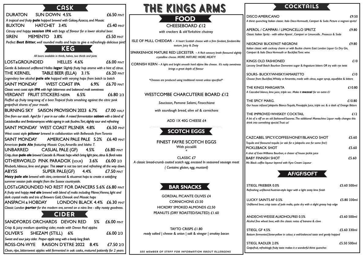 Gallery 1 — The Kings Arms