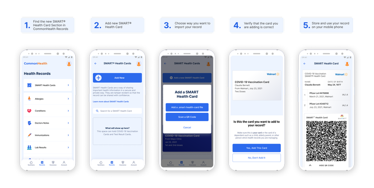 SMART Health Cards — CommonHealth