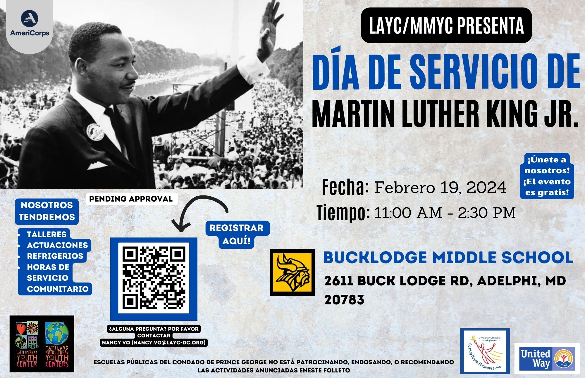 PG MLK: Day Of Service — Latin American Youth Center
