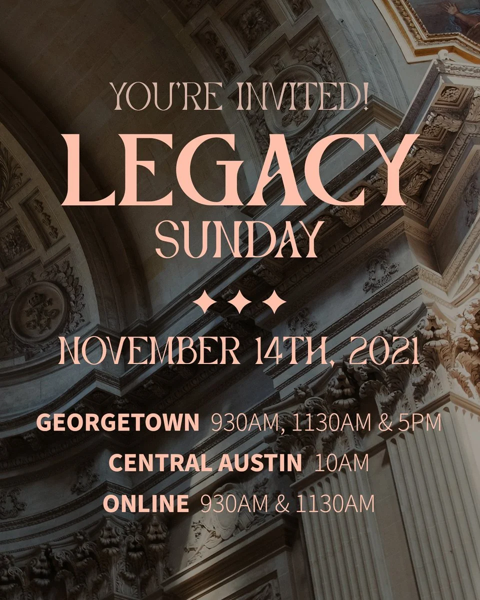 Legacy Sunday — THE BROOK STUDIO