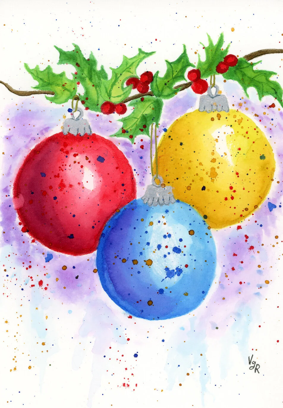 Christmas Greeting Cards Set 2 VinDoodles Christmas Greeting Cards Set 2 VinDoodles