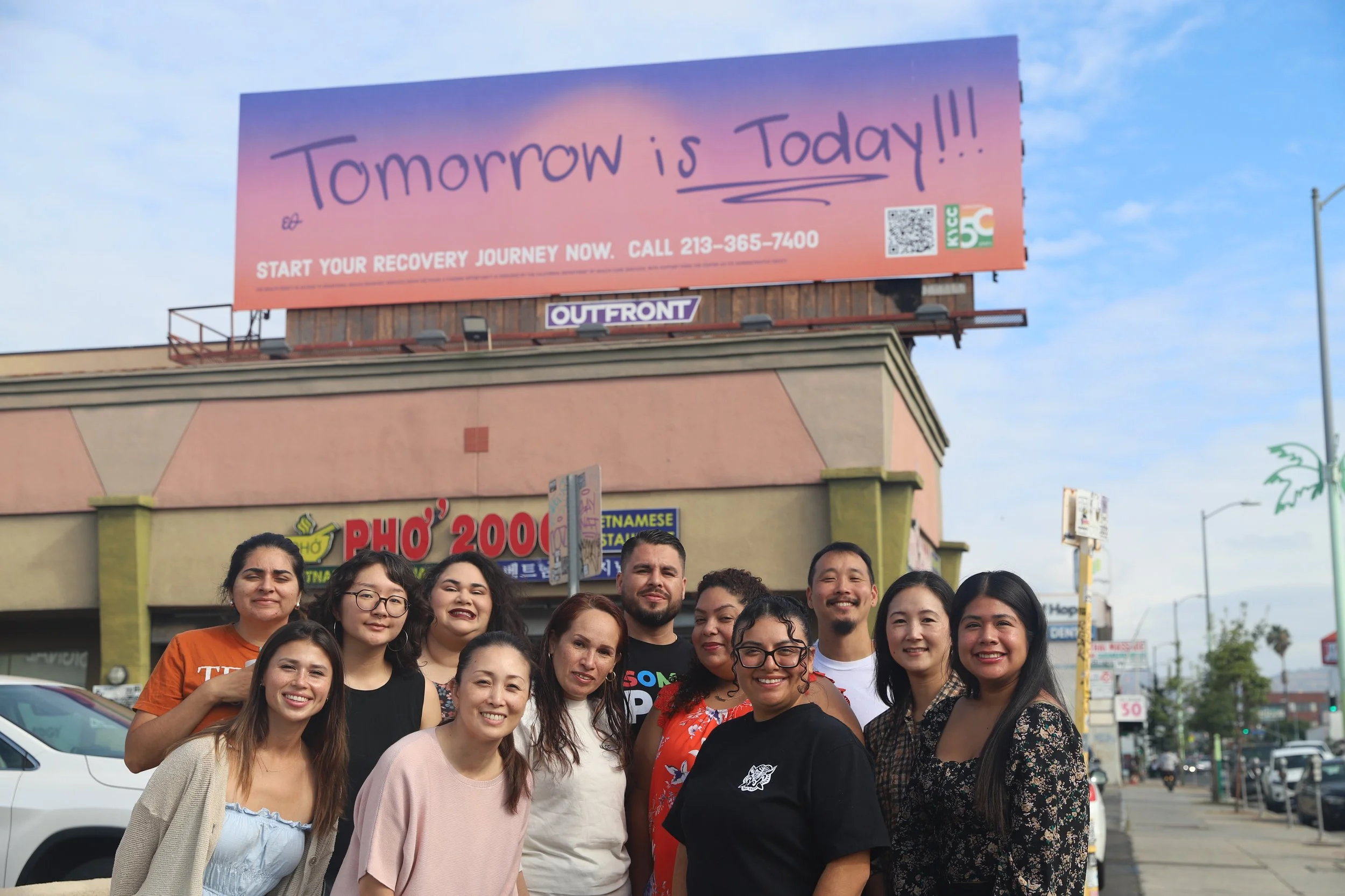 Recovery Month Billboards with KYCC! — Koreatown Storytelling Program