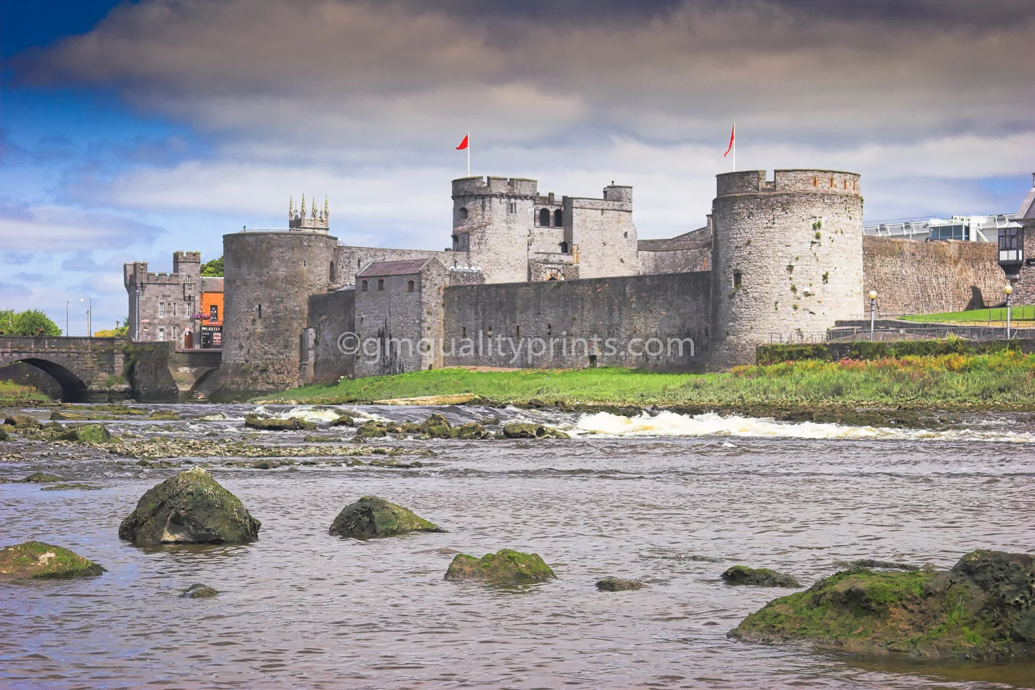 King John's Castle Ireland | Buy fine art signed prints | A4 A3 A2 | GM ...