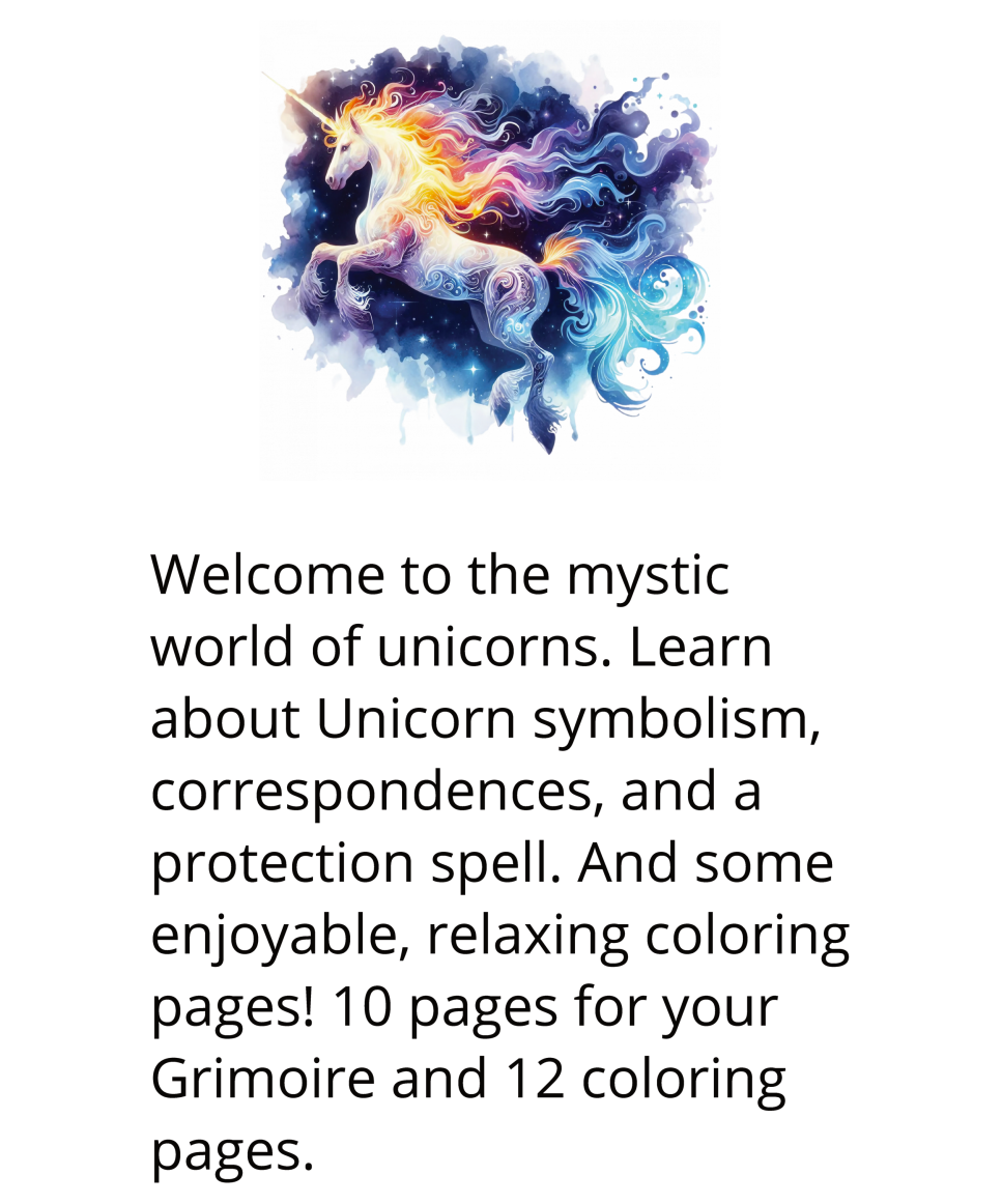 Unicorn Magic — Celebrate Pagan Holidays Unicorn Magic — Celebrate Pagan Holidays