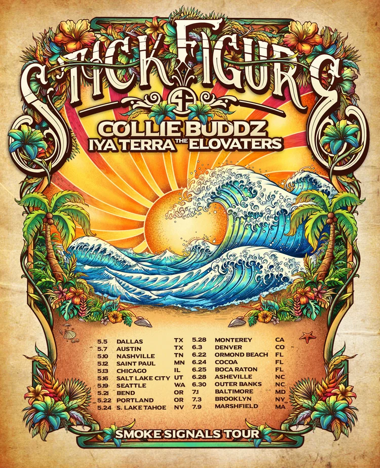Stick Figure’s upcoming Smoke Signals Tour featuring Collie Buddz, Iya ...