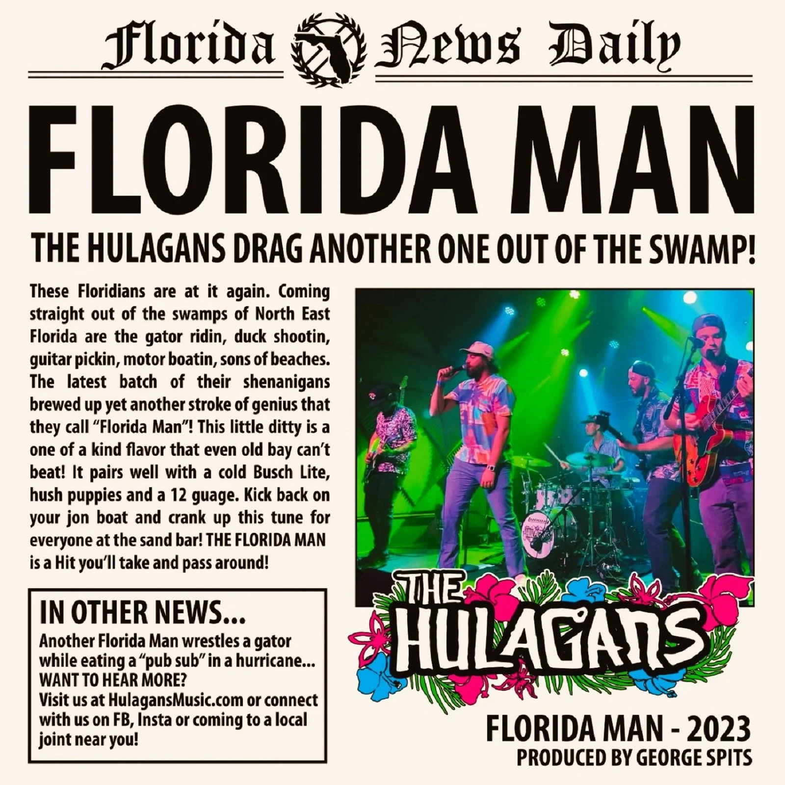 “Florida Man” showcases The Hulagans’ reggae rock sound blending blues ...